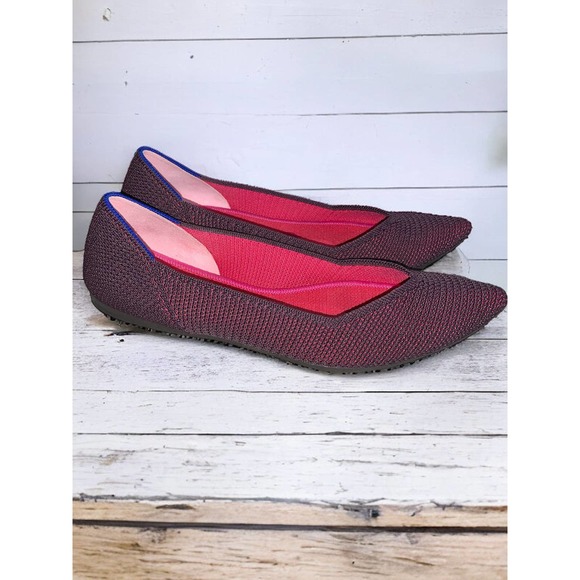 Rothy's | Shoes | Rothys Retired Purple The Point On Berry Flats Size 8 ...